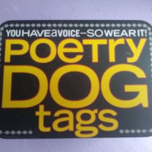 Jewelry | Vintage Poetry Dog Tags | Poshmark